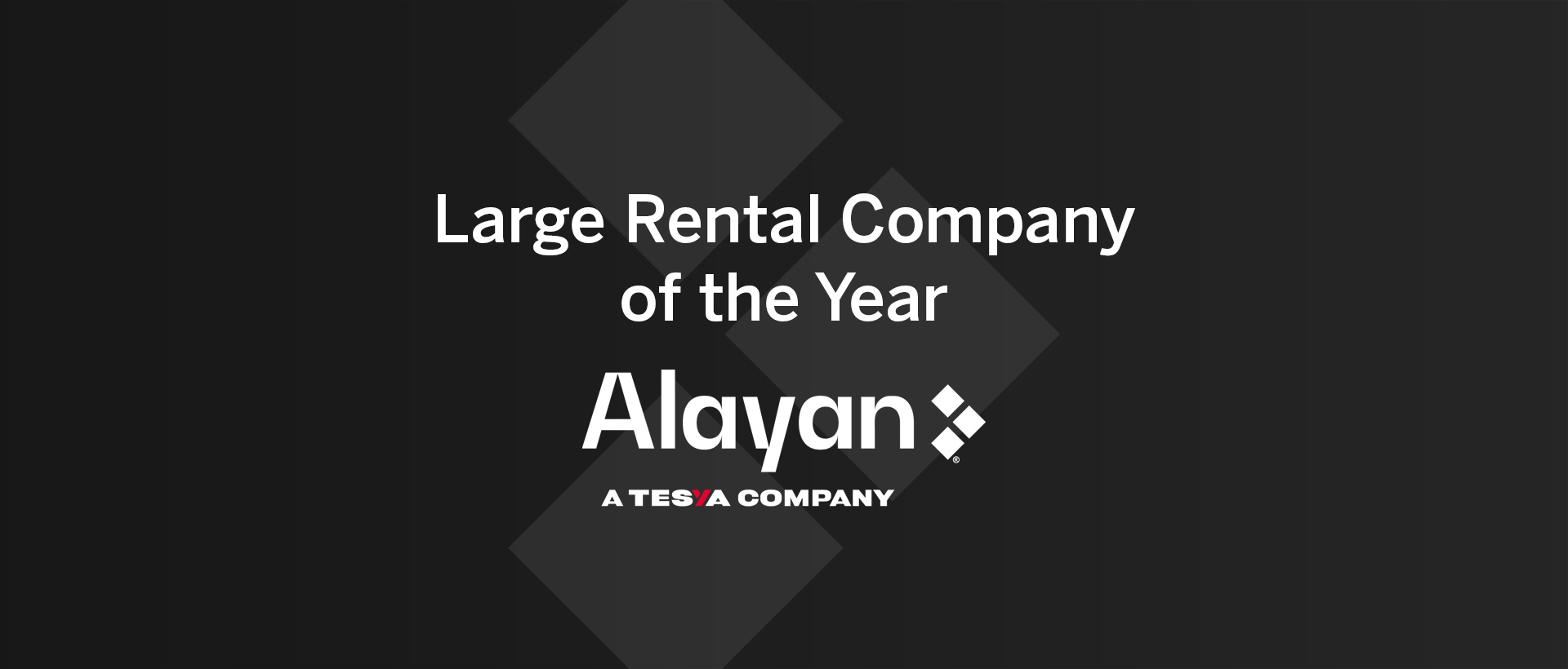Alayan fue galardonada como "Large Rental Company of the Year" en los ...